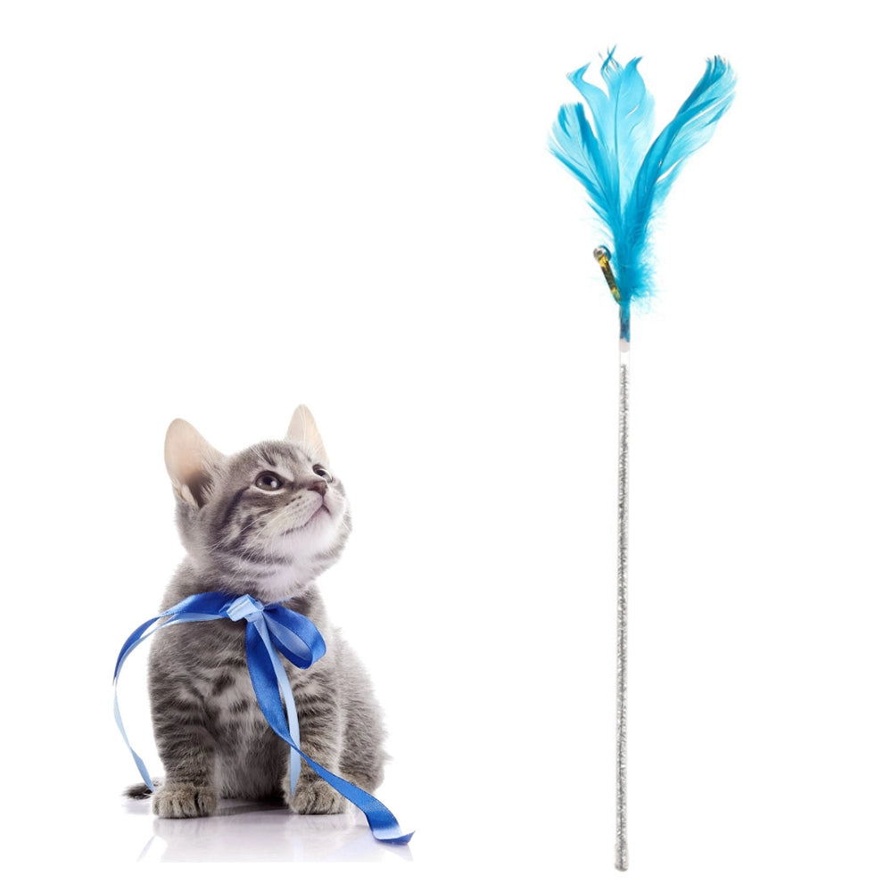 Interactive Cat Toy | Feather & Bell Design for Active Play & Bonding ...